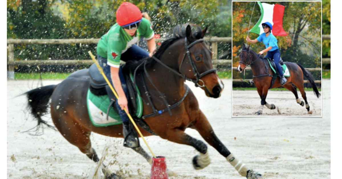 Equitazione, Chiara Romanelli campionessa italiana di Mounted Games ...